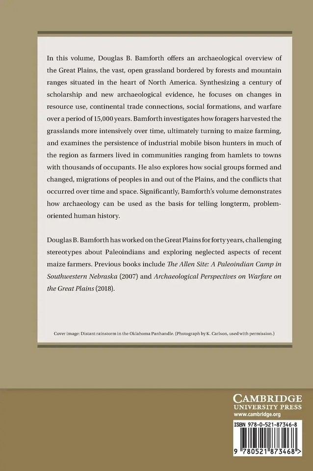 Douglas B. Bamforth | The Archaeology of the North American Great ...