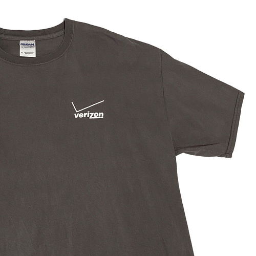 Vtg Verizon T-Shirt XL Y2K Gray 100% Ultra Cotton Logo Phones ...