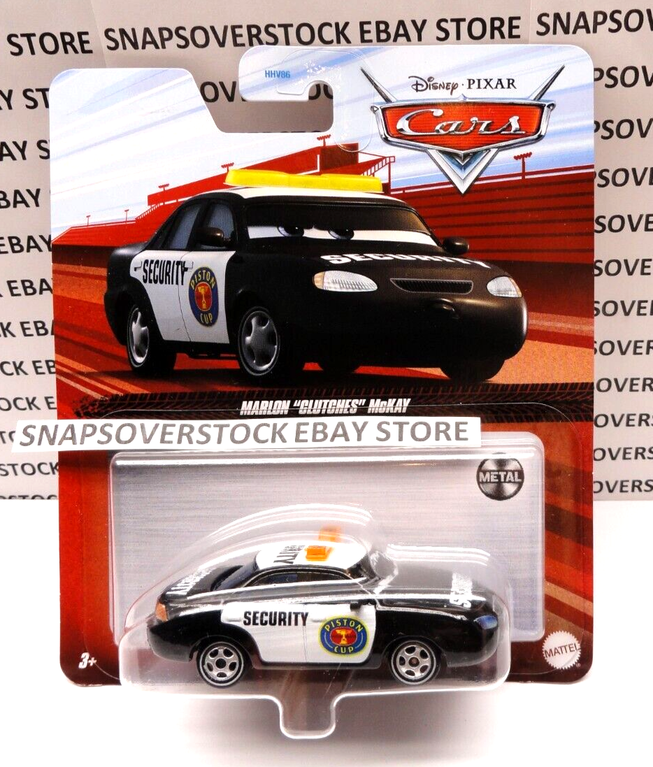 2022 DISNEY PIXAR CARS MARLON CLUTCHES McKAY PISTON CUP SECURITY CAR, 1 ...