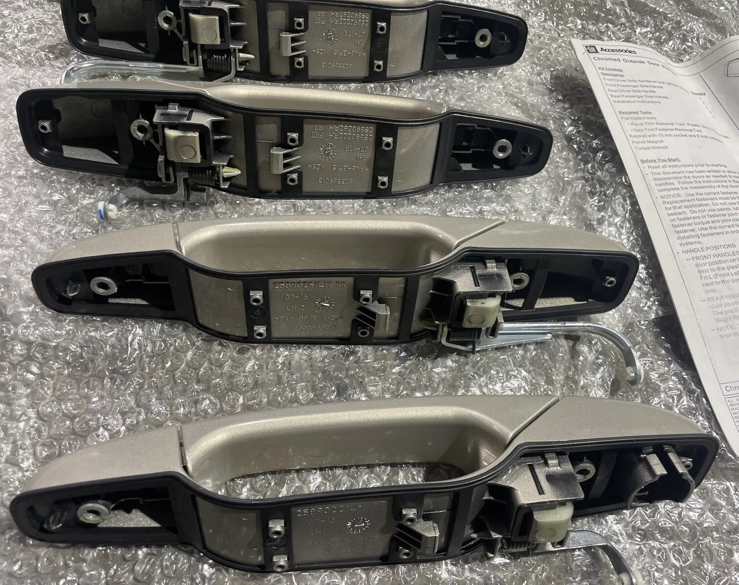 07-13 Silverado Sierra Yukon Tahoe OEM Switchblade Silver WA 928L Door ...