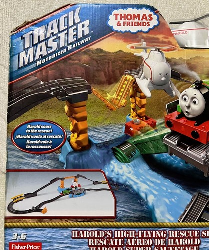 Thomas and Friends Harolds High Flying Rescue Set Track Master for sale ...