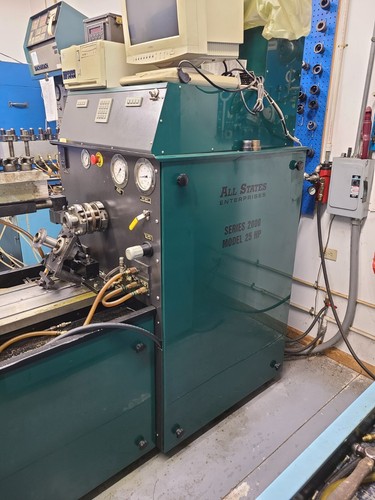 All States Enterprises 25hp Diesel Injection Pump Test Stand Bacharach ...