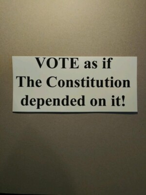 Conservative Bumper Sticker Vote As If The Constitution Depended Upon ...