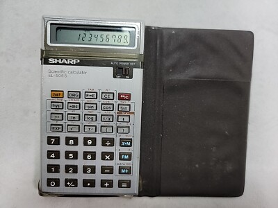 Sharp Scientific Calculator EL-506S w case tested works | eBay