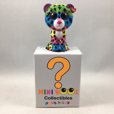 TY Beanie Boos Mini Boo DOTTY Rainbow Leopard MYSTERY CHASER Figure (2 ...