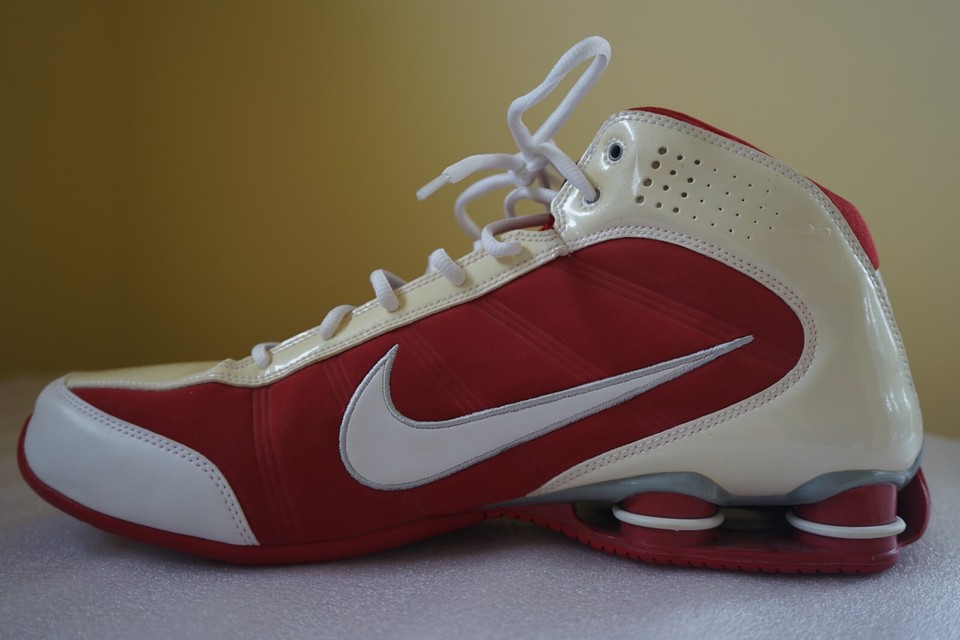 2009 Nike Shox Vision TB 367190-112 Men's Size: 13.5 Red/ White ...