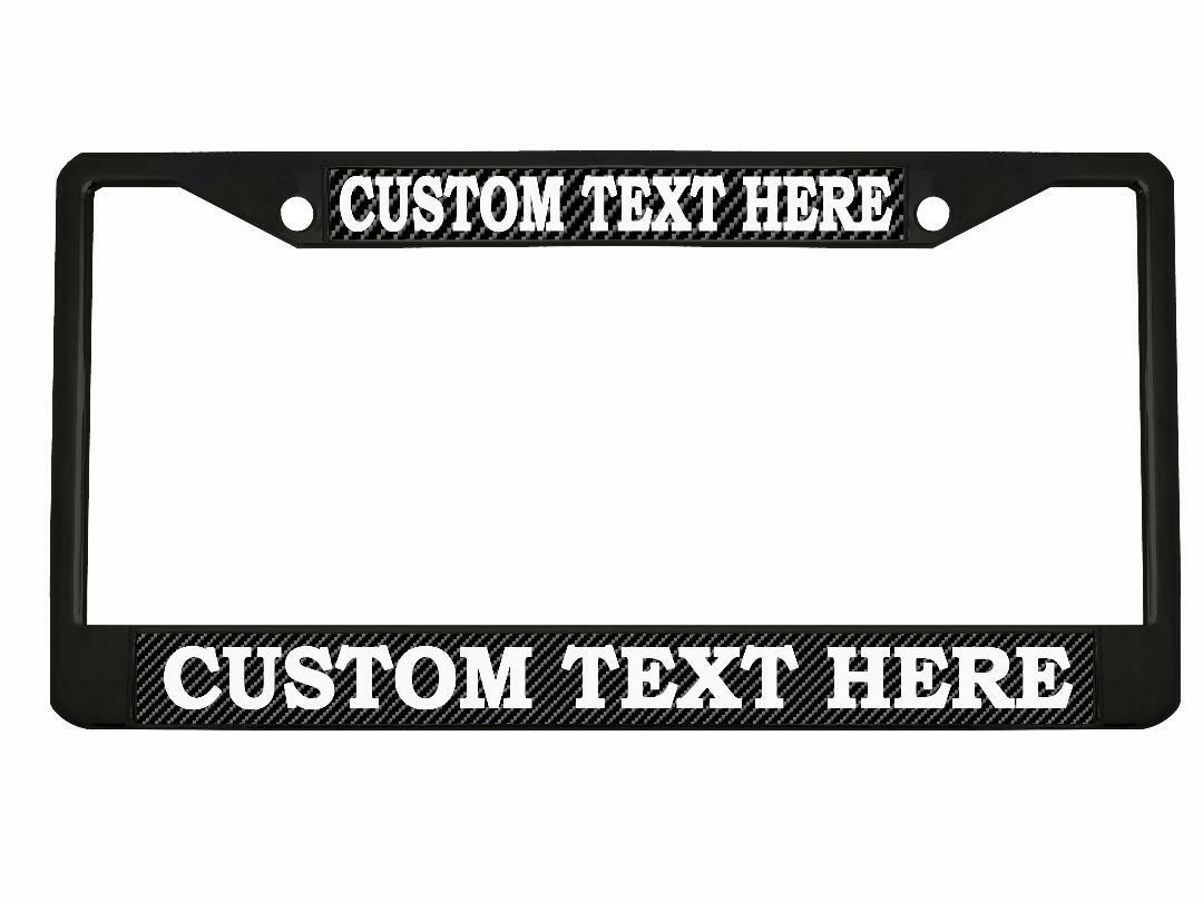 Horses Design Car License Plate Frame Auto Tag Holder(Carbon) | eBay