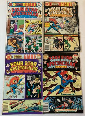 DC Comics FOUR STAR SPECTACULAR #1 2 4 5 ~ low grade, but #1 is better ...