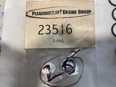 Crusader/PleasureCraft Marine O-Rings (23516) ( 1 Lot=5 O-rings) (Tub ...