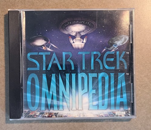 Star Trek Omnipedia Interactive CD-ROM (1995) Used, Comple, Exel. Cond ...