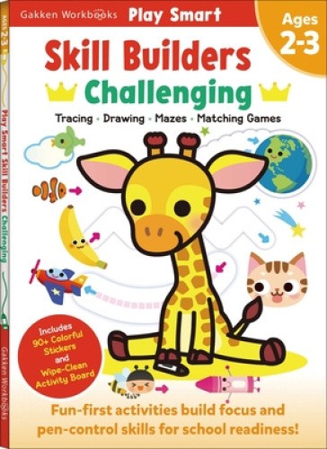 Play Smart Skill Builders: Challenging - Age 2-3: Pre-K Activity ...