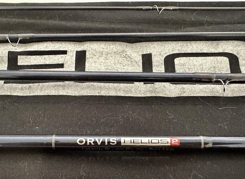 Orvis Helios 2 Fly Fishing Rod 9' 5wt Tip Flex with Tube Sock Excellent ...