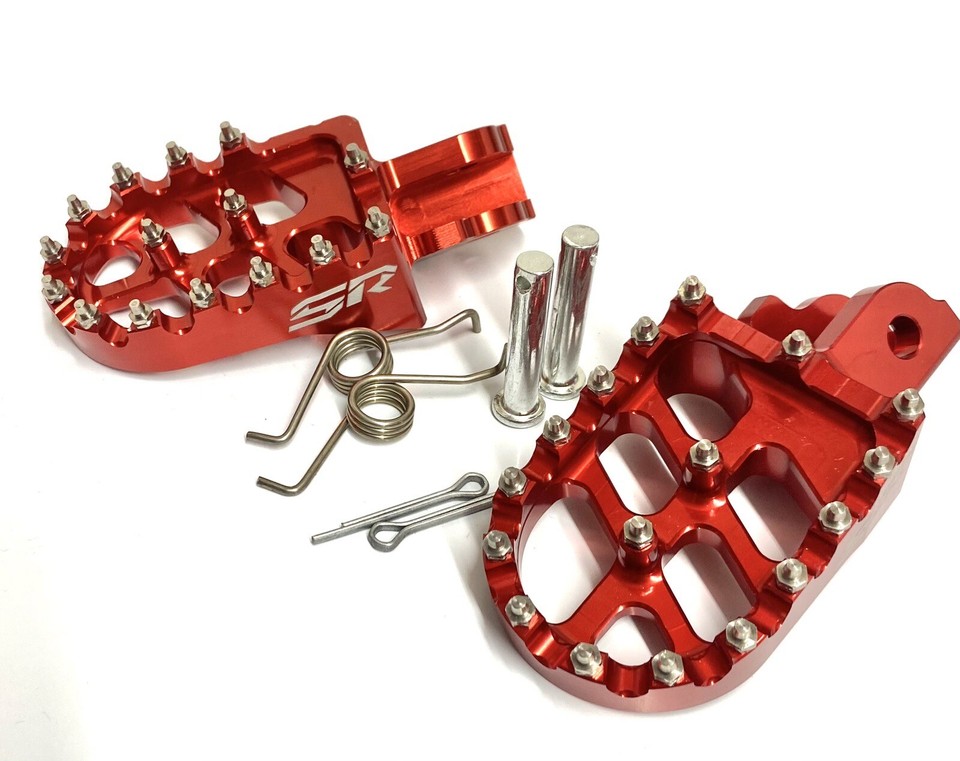 Staggs Racing Foot Pegs For CRF50 CRF70 CRF110 XR50 XR70 Dirt Bike CNC ...