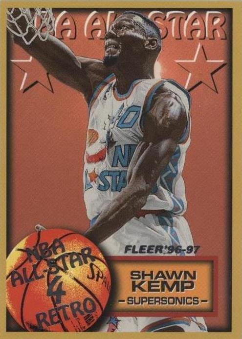 1996-97 Fleer - NBA All-Star Retro Shawn Kemp #288 for sale online ...