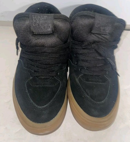 Vans pop Cush 508357 size 8 half cab Black Skater Shoes Grate Condition ...