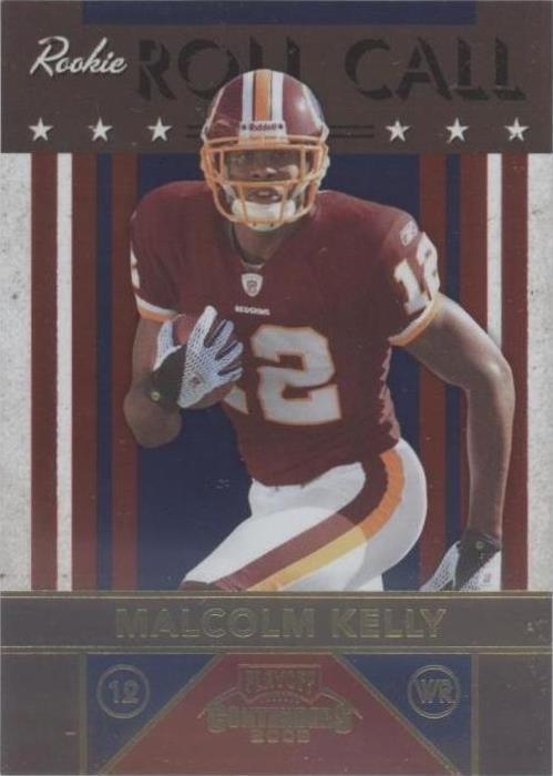 2008 Playoff Contenders - Rookie Roll Call Malcolm Kelly #19 /500 (RC ...