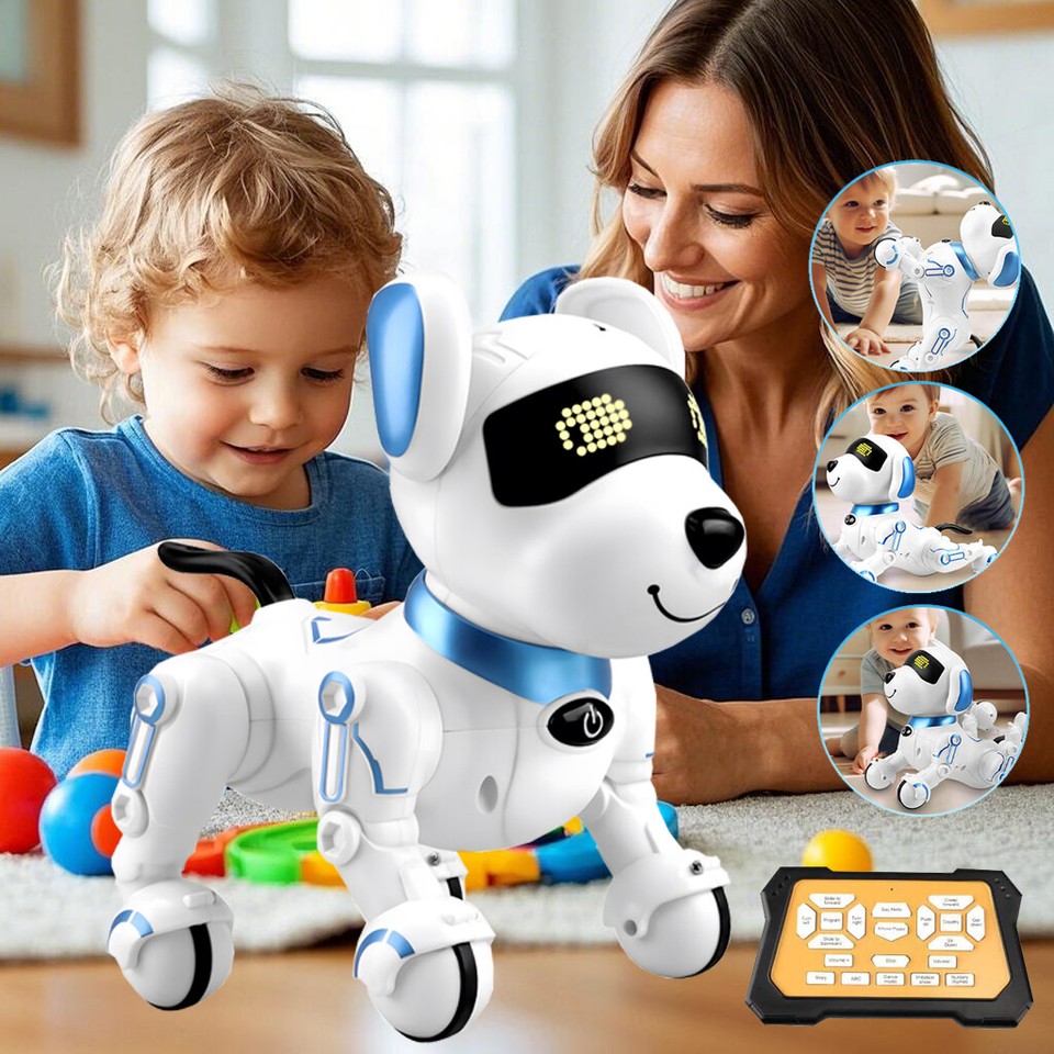 Robot Dog for Kids Remote Control Robotic Dogs Pet Puppy Robotic ...