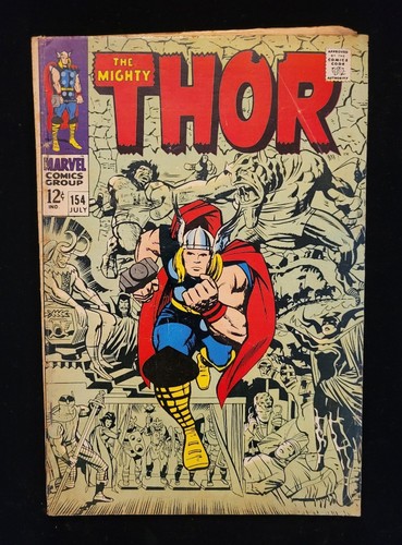 The Mighty Thor #154 ~ G/VG (3.0) ~ 1968 Marvel Comics | eBay