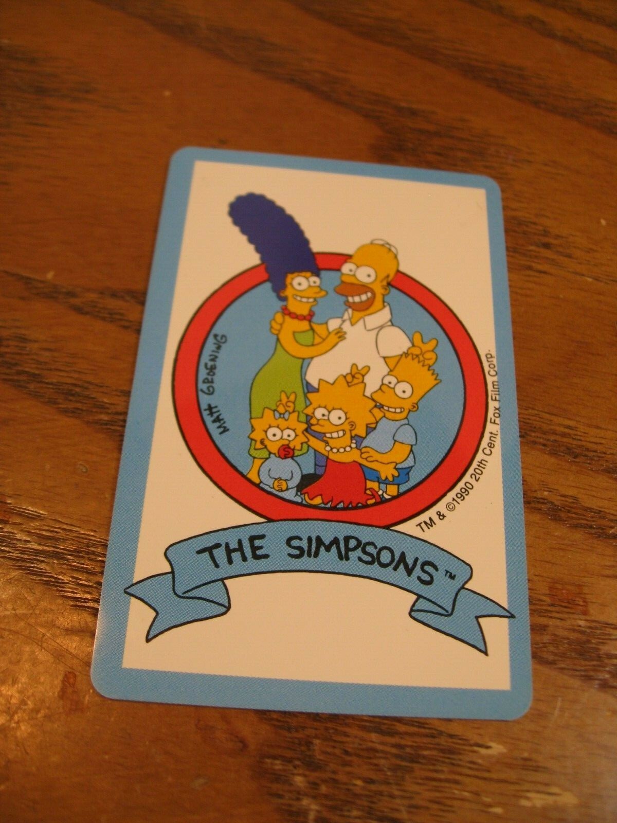 Simpsons Wallet Cards - No Value - Bart Simpson, The Simpsons, Lisa ...