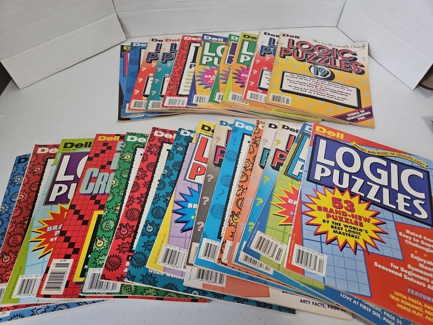 Lot of 27 books DELL Penny Press LOGIC PROBLEMS Brainteasers PUZZLES ...