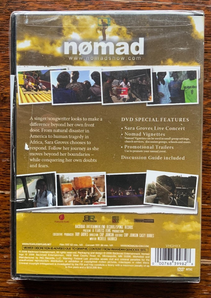 Nomad DVD NEW Sealed Sara Groves Just Showed Up For My Own Life Reality 768399828| eBay