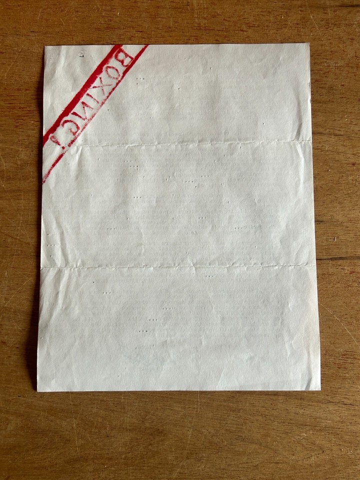 Lee Kerr Signed letter Kerr's Korner Boxing Letterhead Howard Cosell ...