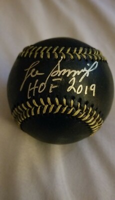 Lee Smith Signed &Inscribed Black Leather Baseball(OML)(JSA/COA) | eBay