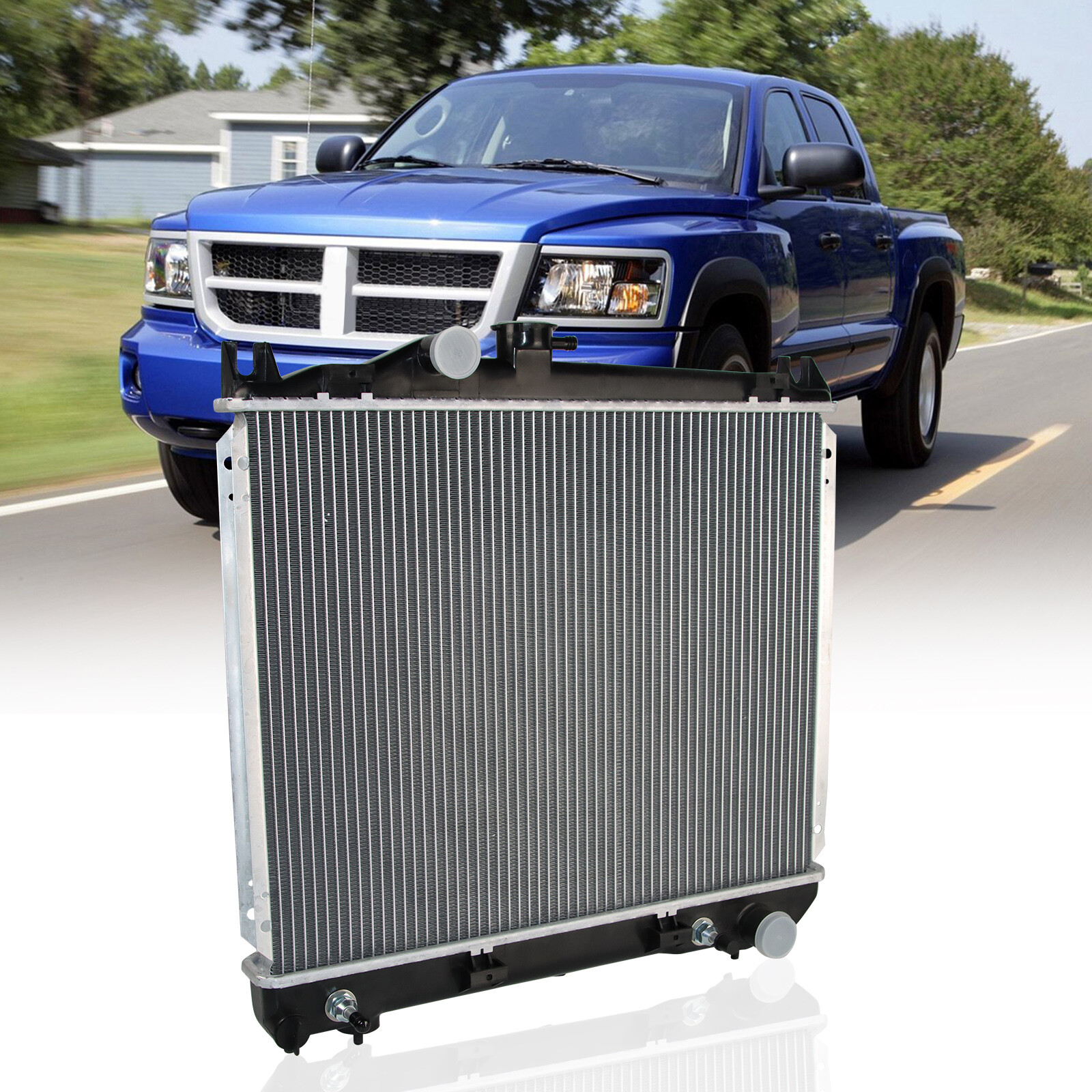 For 87-99 Dodge Dakota 2.2 2.5 3.9L Aluminum Core DPI 981 Radiator ...