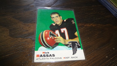 1969 TOPPS # 71 NICK RASSAS FOOTBALL CARD | eBay