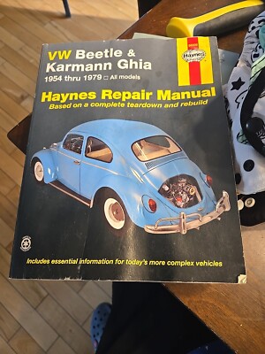 Haynes Repair Manual VW Beetle & Karman Ghia 54-79 | eBay