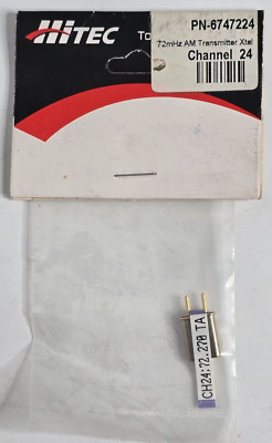 Hitec 72mHz AM Transmitter Xtal Channel 24 PN-6747224 RC Radio ...