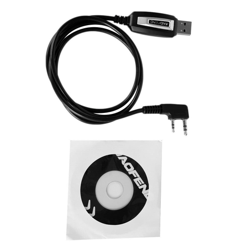 K Port USB Programming Cable With Driver CD for Baofeng UV-5R BF-888S ...
