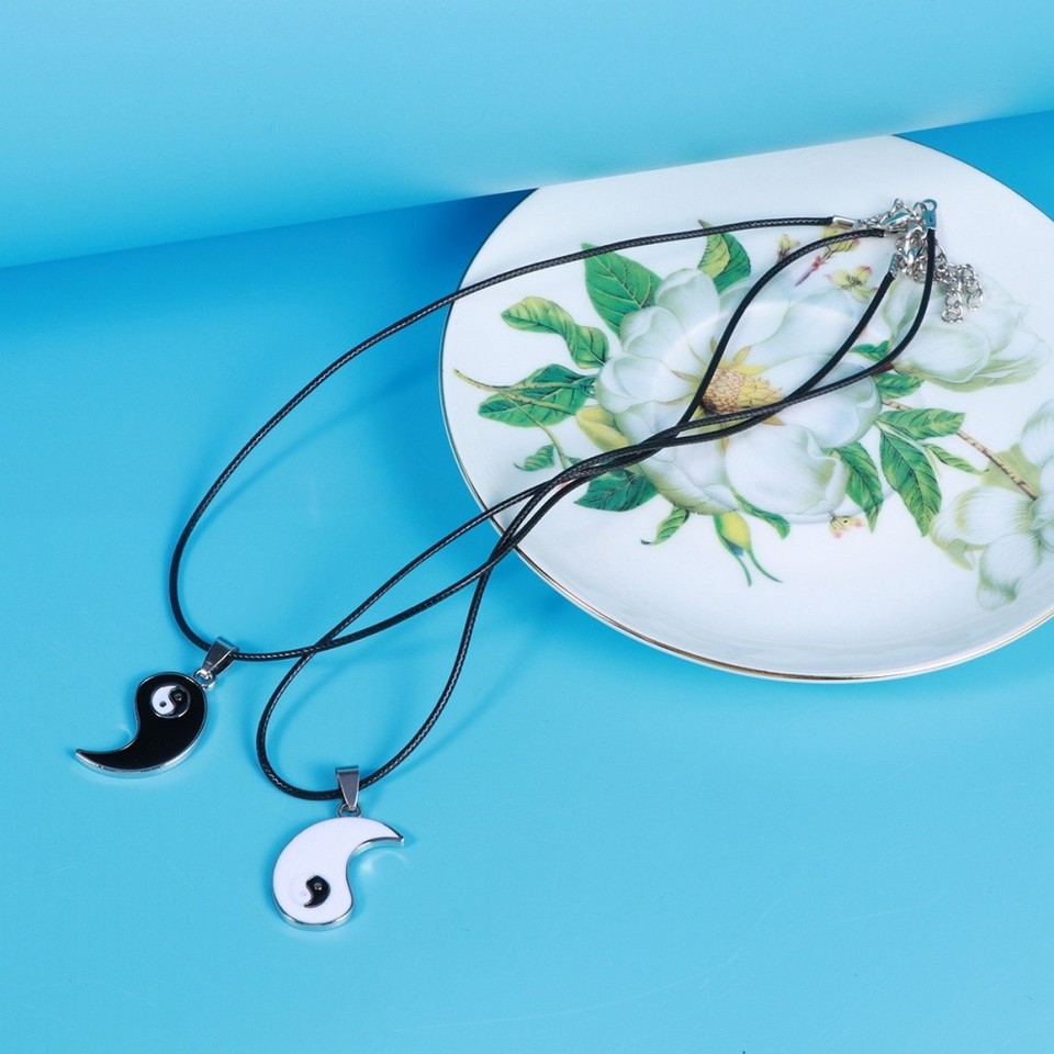 1 Pair necklace for couples valentines day gift Yang Necklace 2 Piece ...