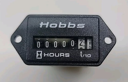 HOBBS LR 42455 1/10 HRS METER 120V 60HZ .030AMPS 000002 Hours | eBay