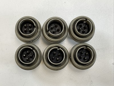 Lot of 6 Bendix MS53106A14S-2P Mil-Spec Connector w/ Pins | eBay