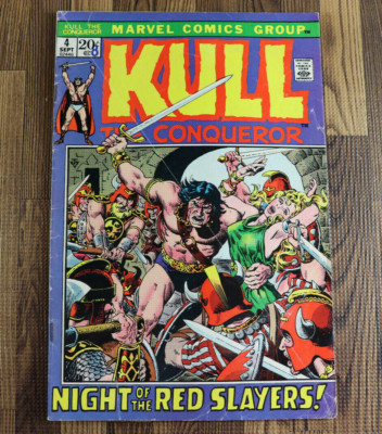 1972 Marvel Comics Kull The Conqueror #4 Night Of The Red Slayers | eBay