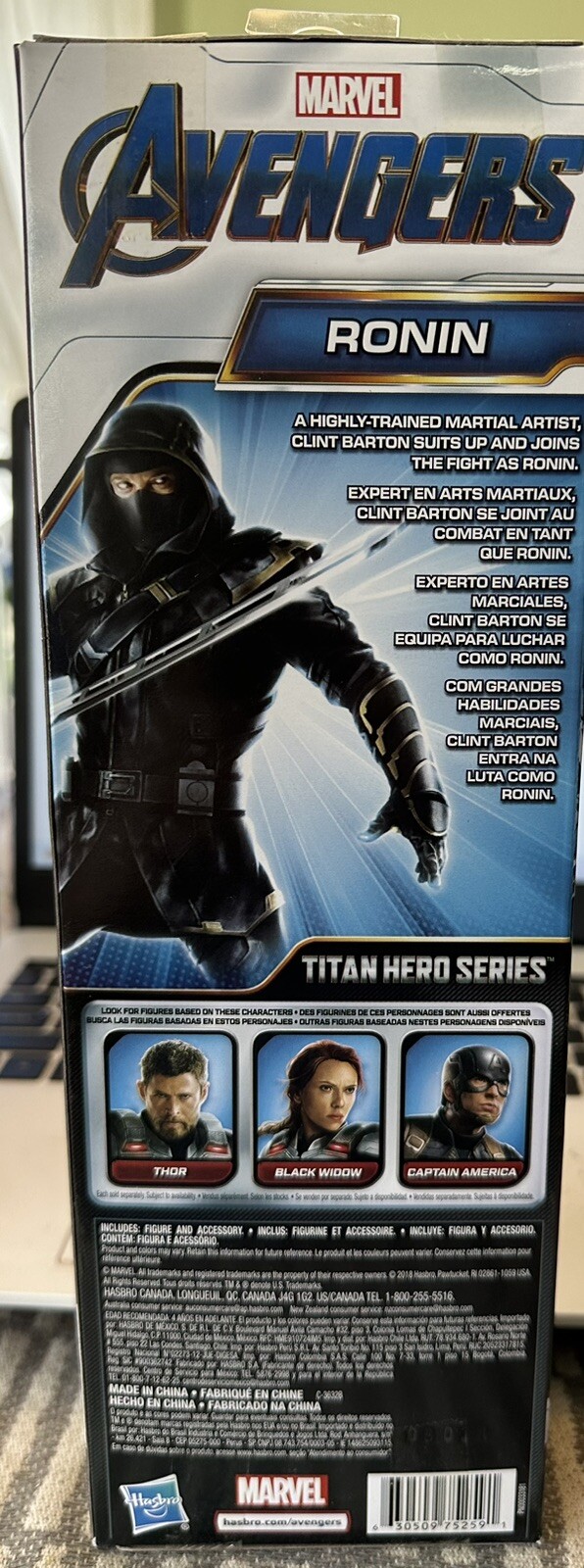Marvel Avengers Endgame Ronin 12 inch Action Figure Titan Hero Series ...