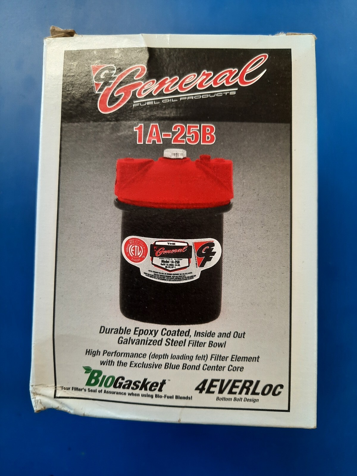GENERAL FILTERS MODEL 1A-25B FUEL OIL FILTER - 3/8" NPT - 1300 | eBay