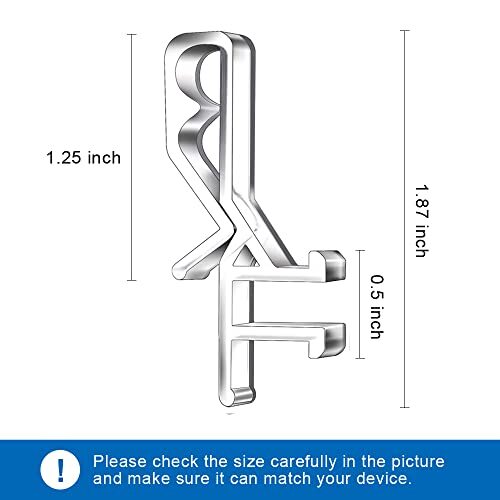 Hidden Channel Valance Clips, 1-7/8inch Clear Plastic Valance Clips for ...