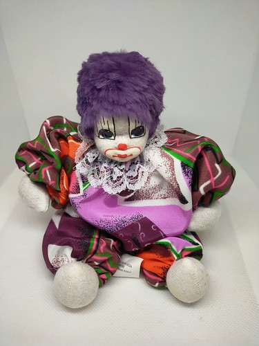 Vintage Sand Filled Cloth Clown | eBay Australia
