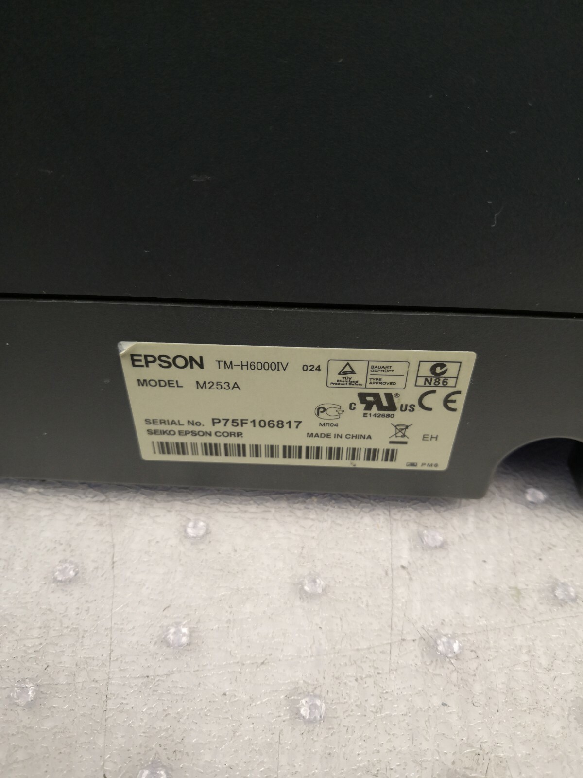 + Epson TM-H6000IV M253A POS Receipt Printer w/ Power USB Interfaces ...