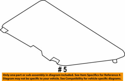 58417-42050-C0 Toyota Board, rear floor, no.3 5841742050C0, New Genuine ...