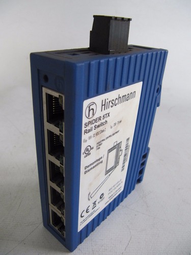 Hirschmann Spider 5TX Rail Switch Industrial Ethernet Switch 5TX | eBay