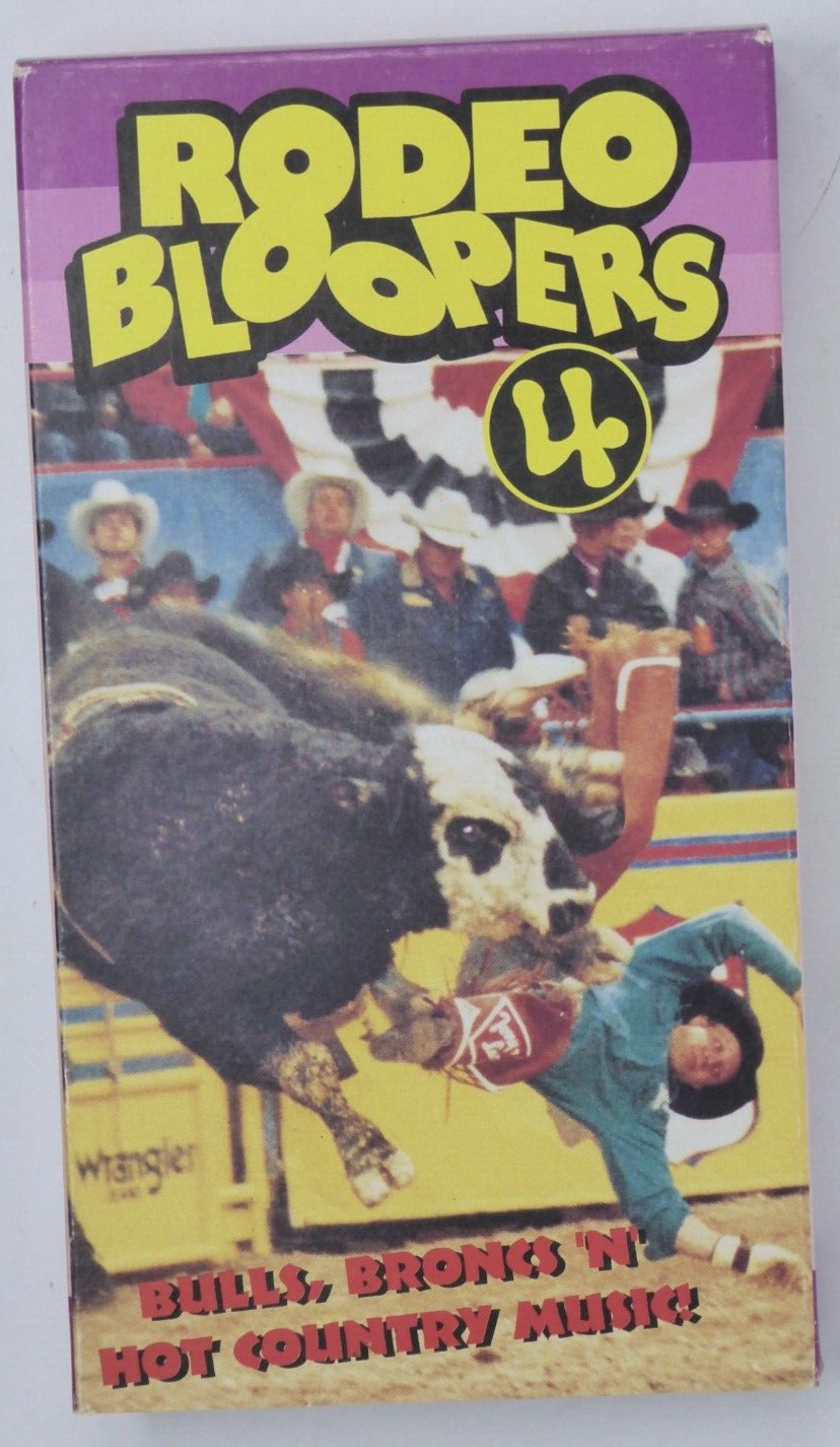 Rodeo Bloopers 4 (VHS, 1989) | eBay