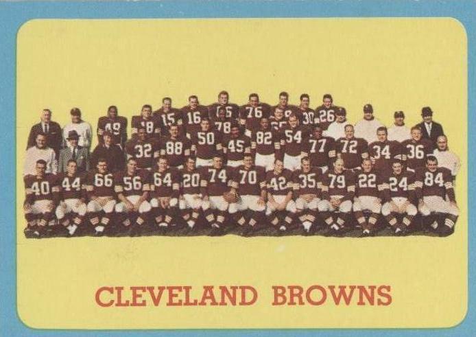 1963 Topps - Cleveland Browns #24 for sale online | eBay