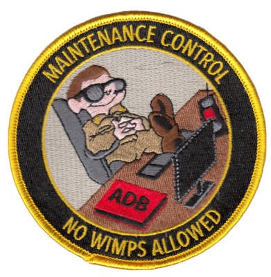 MAINTENANCE CONTROL - NO WIMPS ALLOWED PATCH | eBay