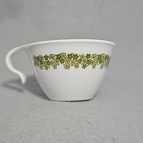 2 Vintage Corelle Corning SPRING BLOSSOM CRAZY DAISY Hook-Handle Coffee ...