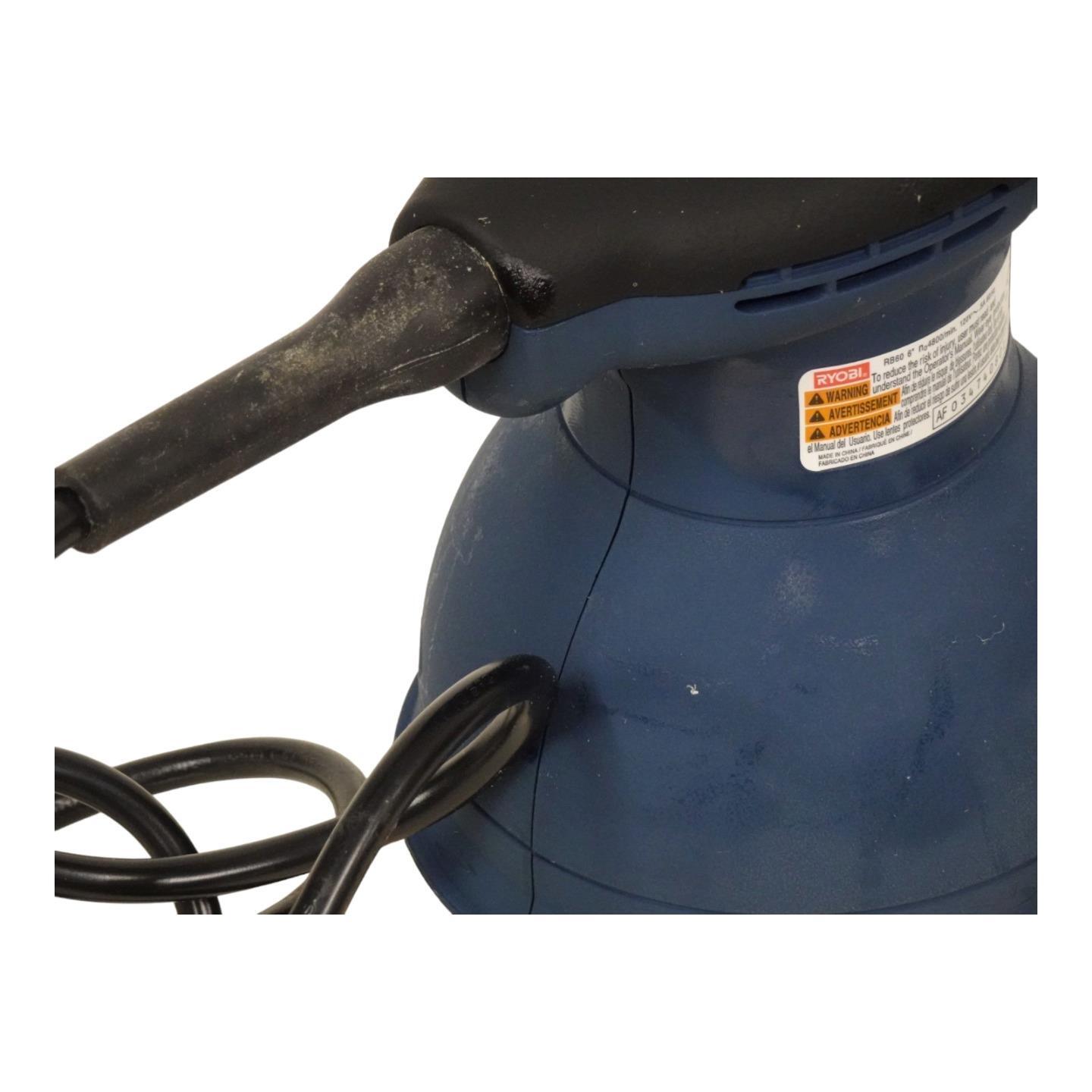 Ryobi 6" Blue Electric Corded RB60 Buffer Polisher in Plastic Case | eBay