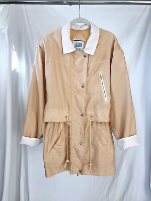 Aqua Togs Gold/White Vintage Light Jacket (M) | eBay