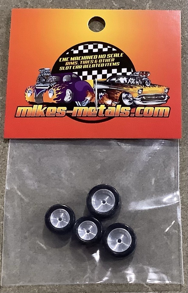 HO Slot Car Rims And Tires Mikes Metals “ Classic” Style Wheels | eBay